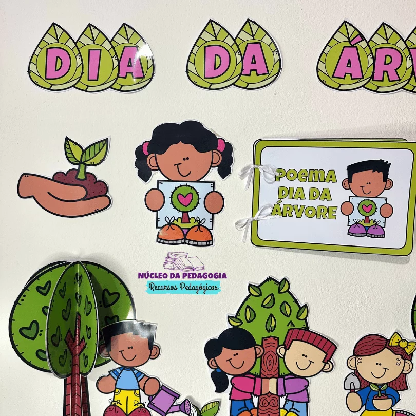 Painel Dia da Árvore – Núcleo da Pedagogia